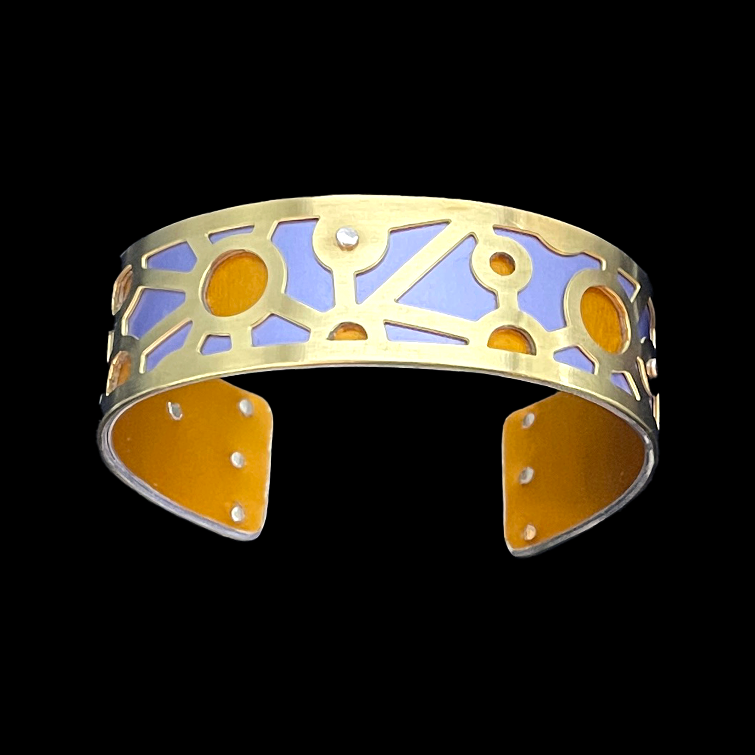 ATOMS CUFF EXTRA SMALL BRASS TWO-TONE – Gogo Jewelry
