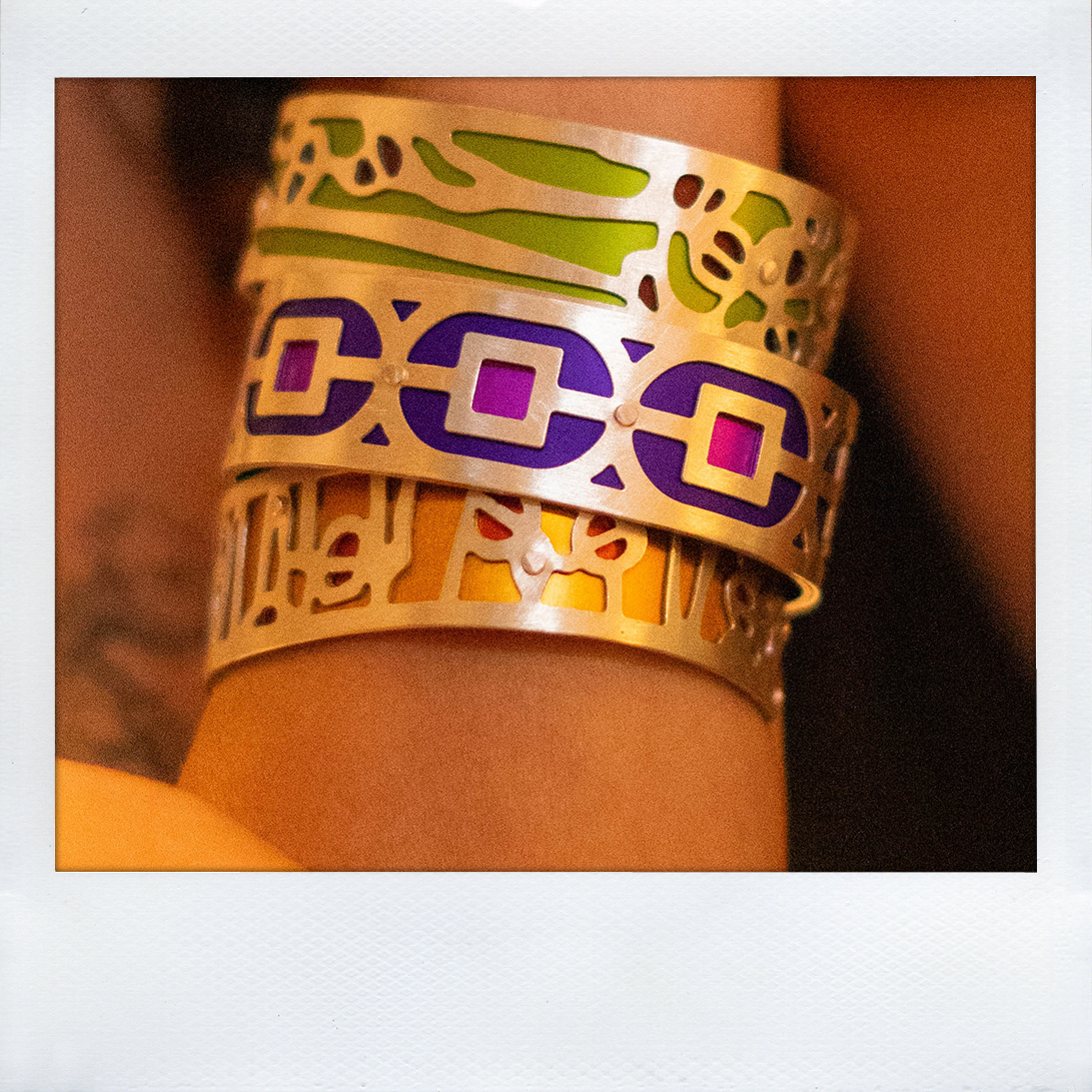 SINGLE LINK CUFF TWO-TONE EXTRA SMALL – Gogo Jewelry