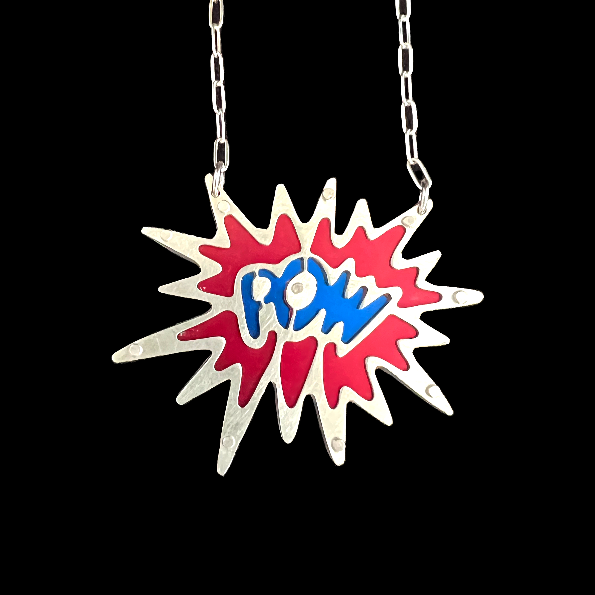 POW Two Tone Necklace – Gogo Jewelry