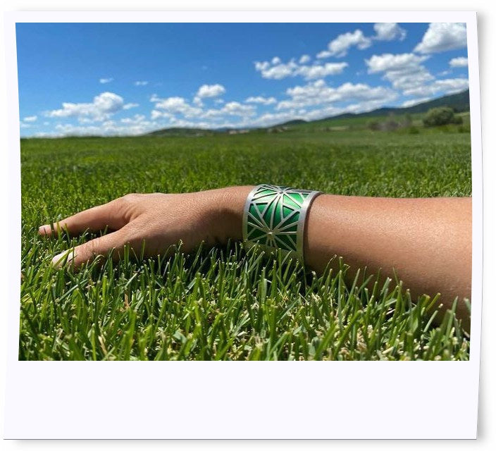 ORIGAMI CUFF LARGE – Gogo Jewelry